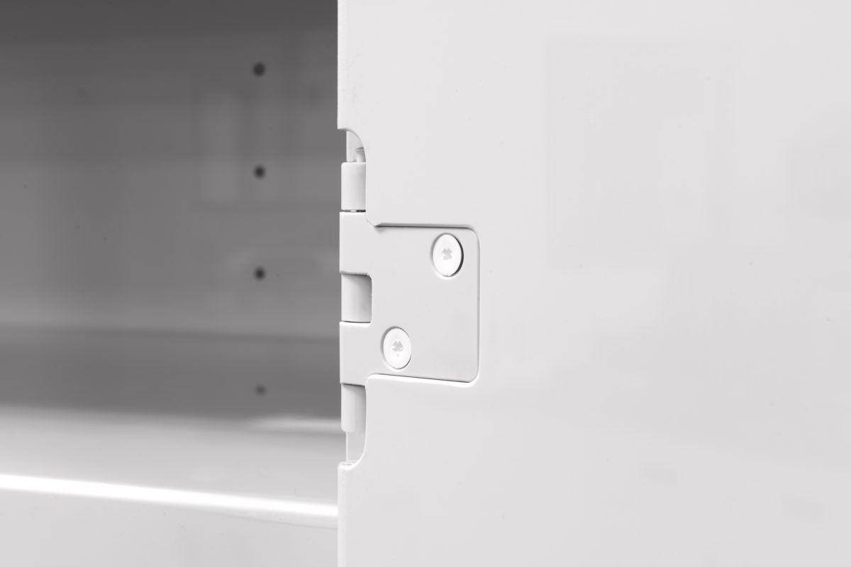 Polypropylene Tall Cabinet 2 Door - Custom Fabricators Inc